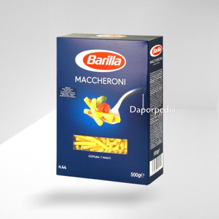 Jual Pasta Barilla Maccheroni No.44 (500g) | Shopee Indonesia