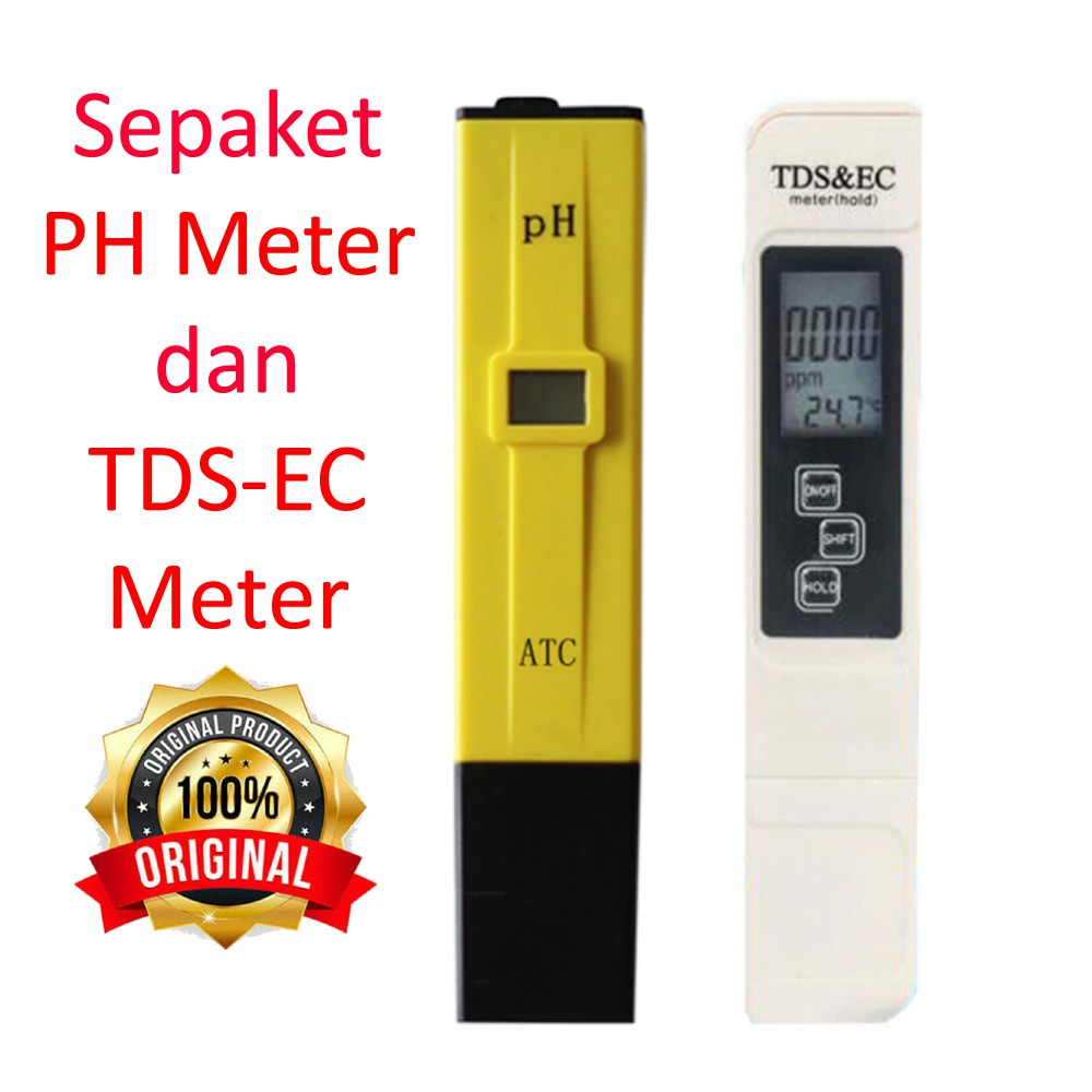 Jual Paket PH dan TDS meter, Paket PH dan EC Meter, TDS-3 dan TDS EC ...