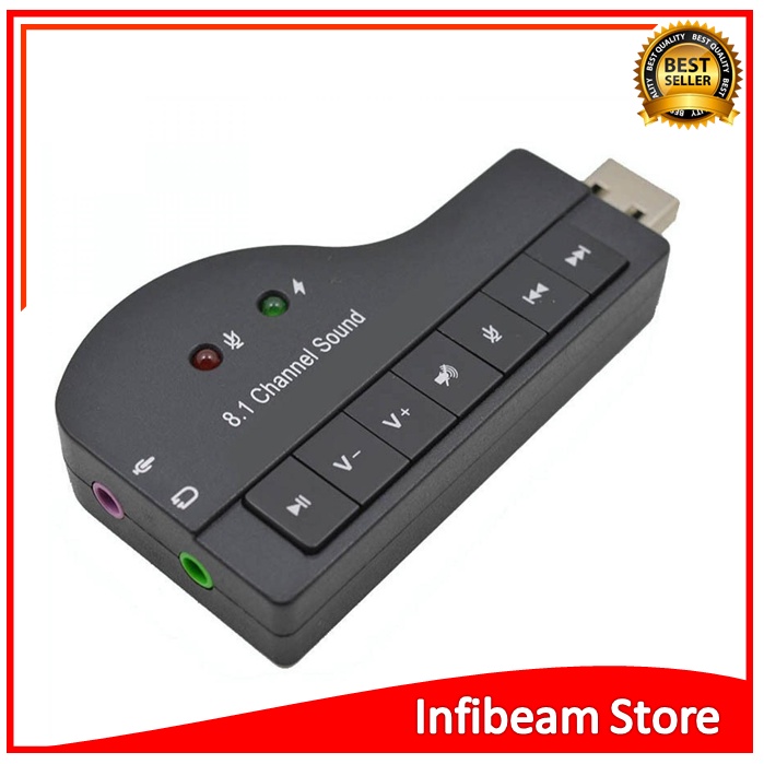 Jual USB Sound Card Model Piano 8.1 Channel 3D Audio F23839 | Shopee ...