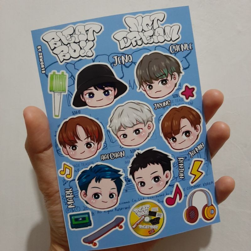 Jual Sticker Chibi NCT DREAM BEATBOX fanart by zkwon18 | Shopee Indonesia