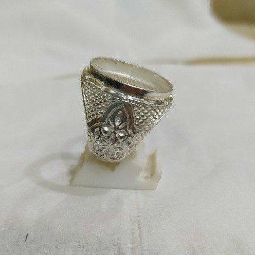 Jual CINCIN EMBAN RING PERAK ASLI HANDMADE MODEL UKIR IRAN BATU PERMATA ...