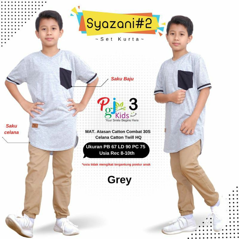 Jual Syazani #2 set kurta | Shopee Indonesia