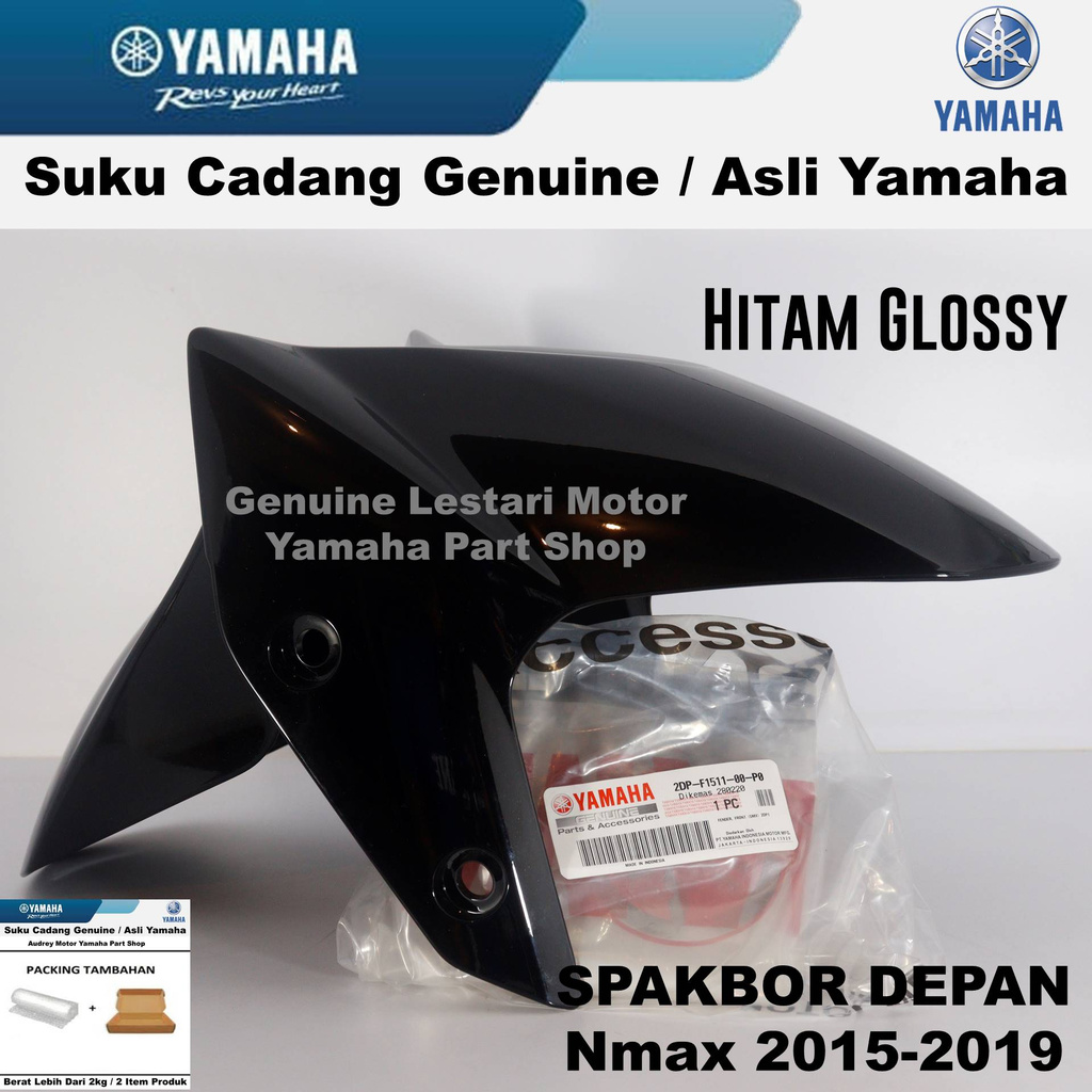 Jual Slebor Spakbor Depan Motor Nmax N Max Old 2DP Hitam Glossy Asli ...
