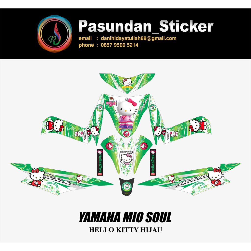 Jual YAMAHA MIO SOUL HELLO KITTY HIJAU | Shopee Indonesia