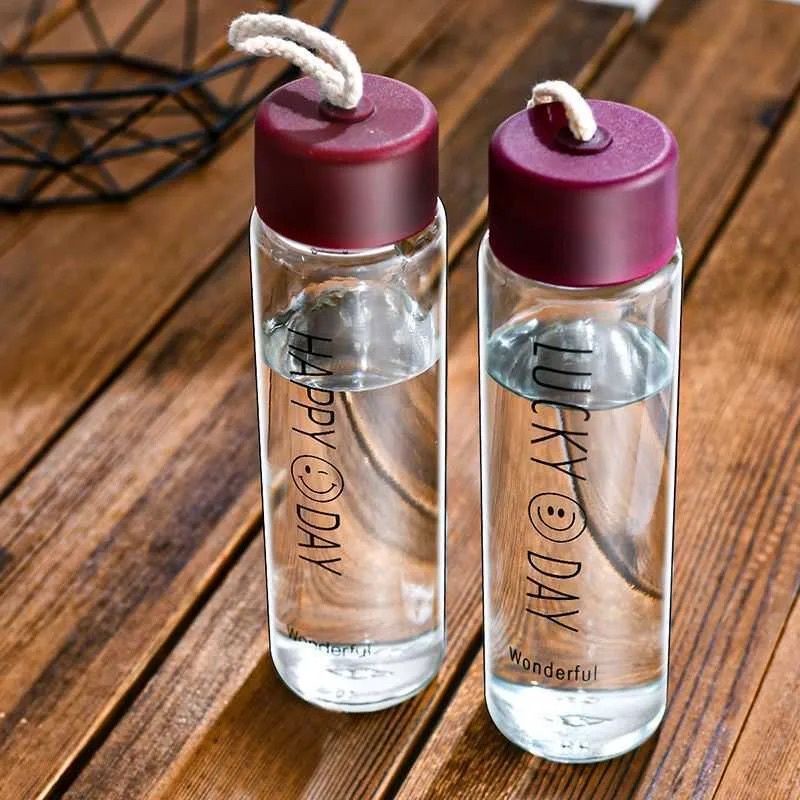 Jual TERMURAHH !!!! botol lucky day bening / 350ml / botol smile bening / luckyday / botol ...