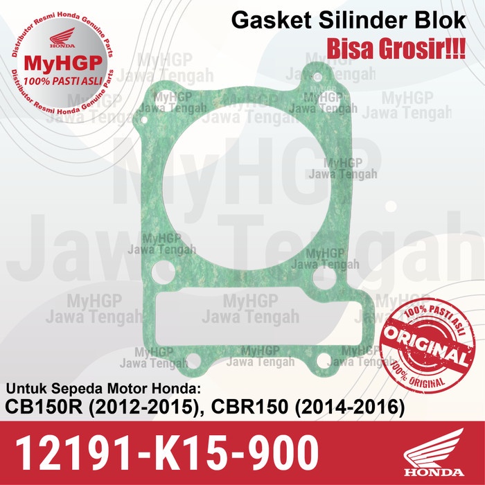Jual 12191-K15-900 - Gasket Cylinder Block - CB 150, CBR 150 12191K15900 12191 K15 900 Paking ...