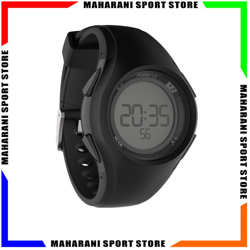 Jual Jam Tangan Pria Kalenji W200m Mens Running Stopwatch - Black ...