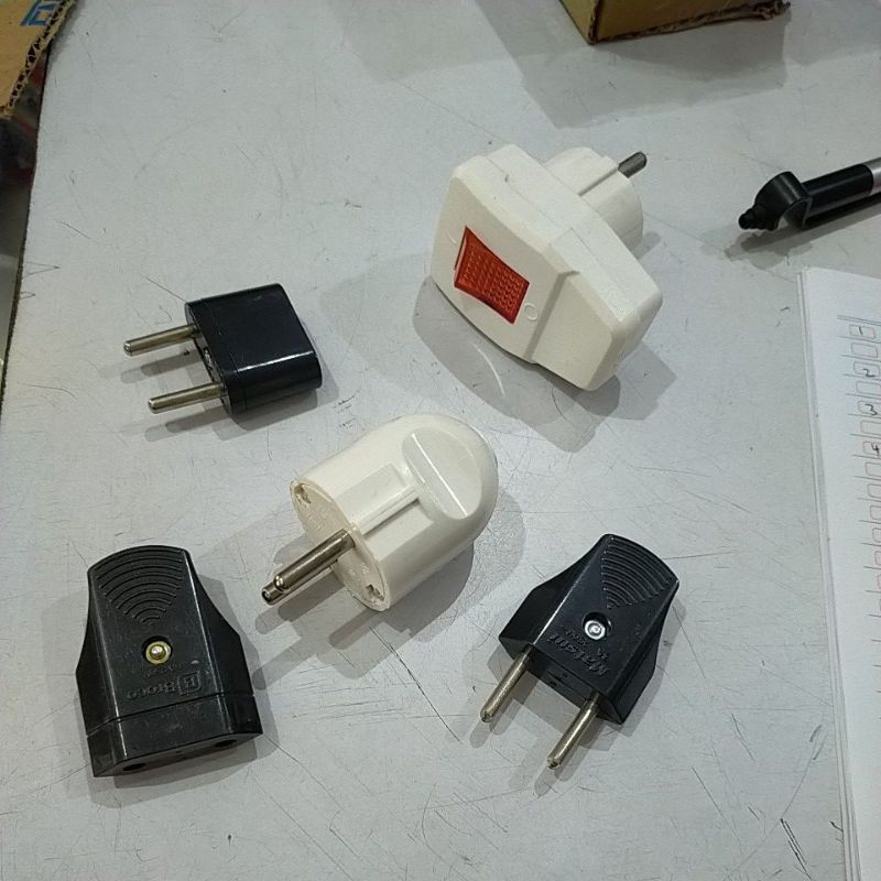 Jual Steker listrik. colokan listrik. steker colokan | Shopee Indonesia