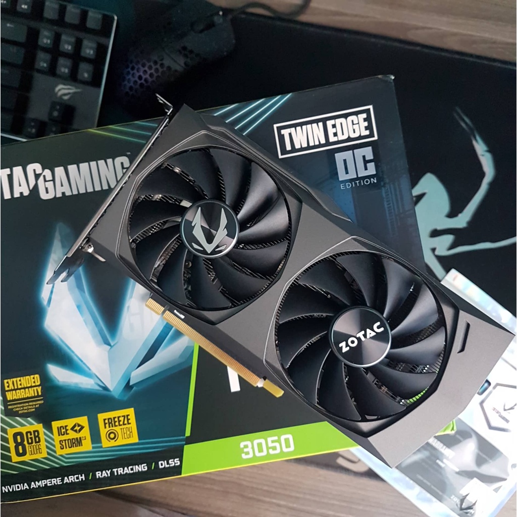 Jual ZOTAC RTX 3050 Twin Edge OC Edition - VGA RTX3050 8Gb GDDR6 ...