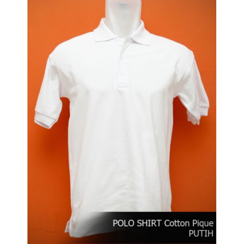 Jual KAOS POLO SHIRT COTTON PIQUE 20s PREMIUM / KAOS POLO KATUN / KAOS ...