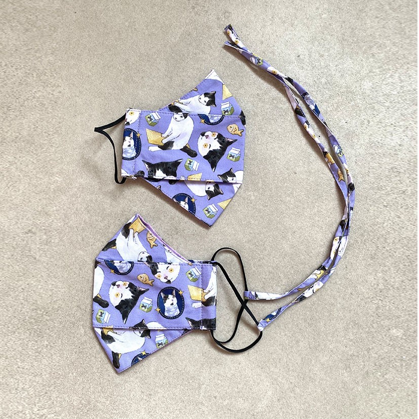 Jual MASKER ORIGAMI 3PLY MOTIF KUCING JELIBINS | Shopee Indonesia