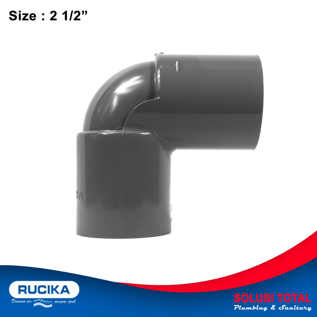 Jual Knee PVC AW 2 1/2 Inch Rucika Elbow PVC AW 2 1/2" Rucika | Shopee ...