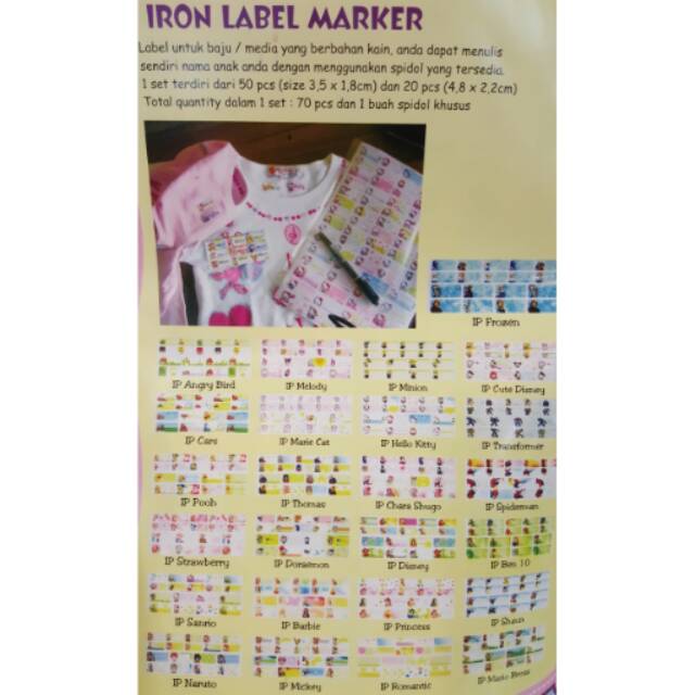 Jual Stiker utk Baju with Spidol khusus | Shopee Indonesia