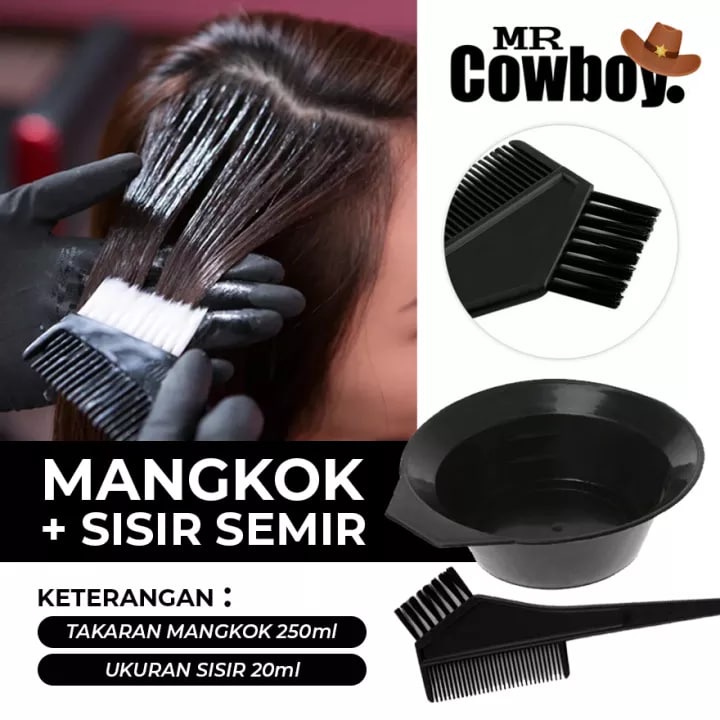 Jual MANGKOK PLUS SISIR SEMIR RAMBUT SET | Shopee Indonesia