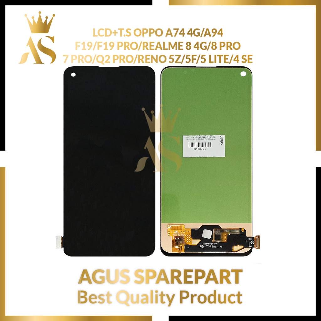 Jual LCD TOUCHSCREEN OPPO A74 4G / A95 4G / A96 5G / F19 / F19 PRO ...