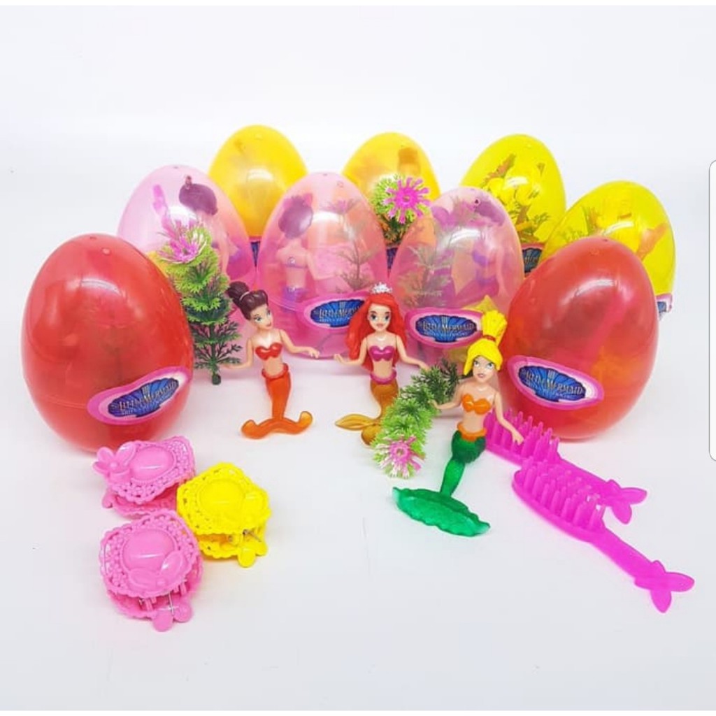 Jual MAINAN TELUR KEJUTAN MERMAID TELOR PUTRI DUYUNG LITTLE MERMAID ...