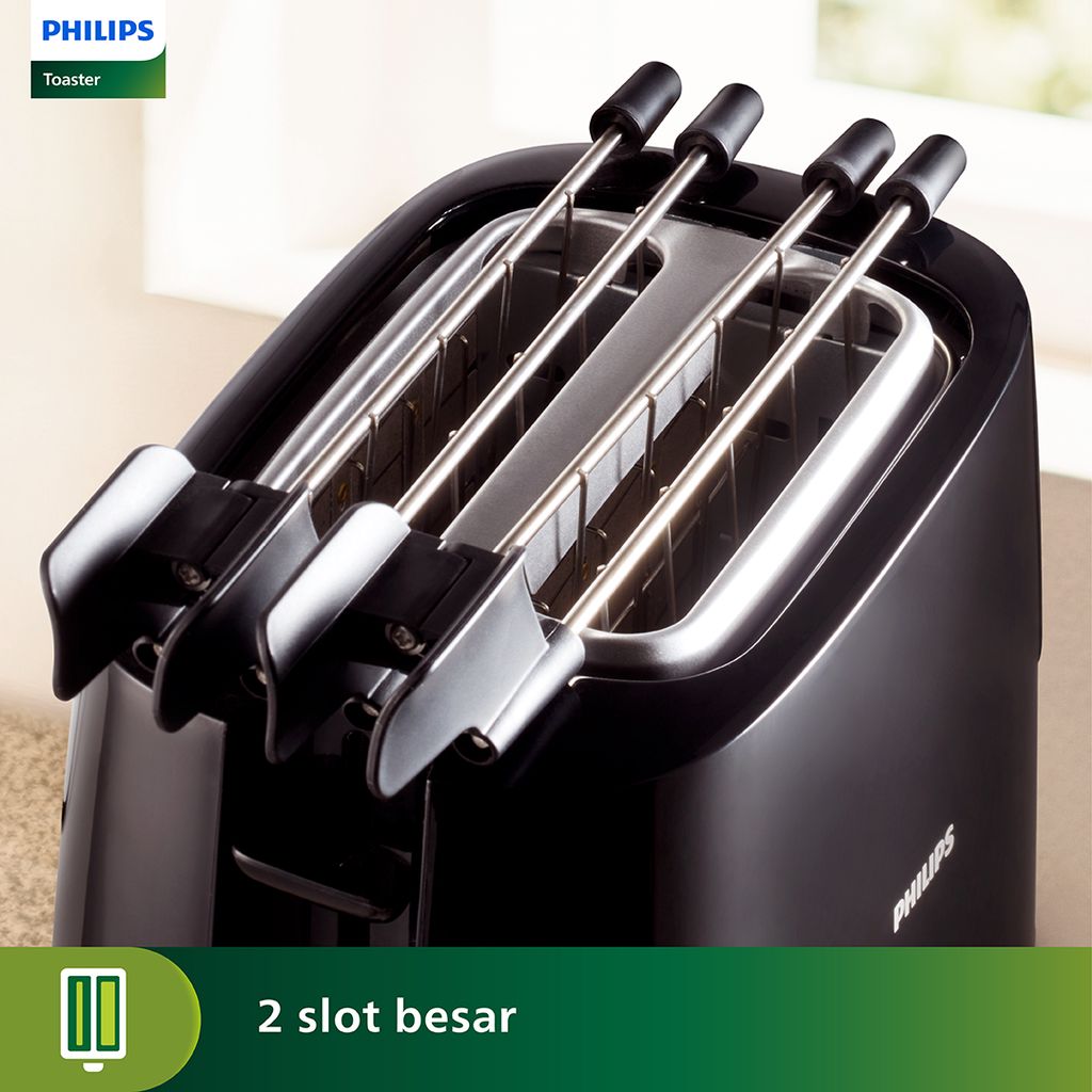Jual Toaster Philips - HD2583/90 - Pemanggang Roti - Serbaguna - Hitam ...