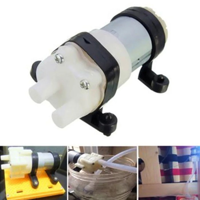 Jual Pompa Air Dispenser Aquarium Spray Pump DC 6V 12V Daya Hisap Motor ...