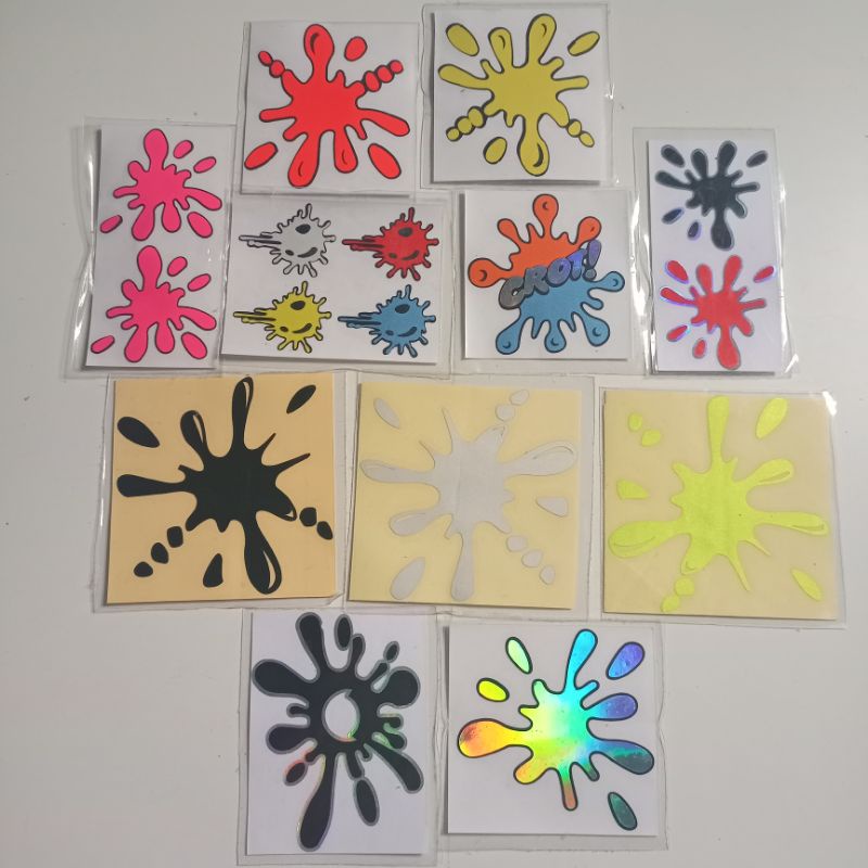 Jual Sticker Cutting Bercak Cat Crot Murah Berkualitas | Shopee Indonesia