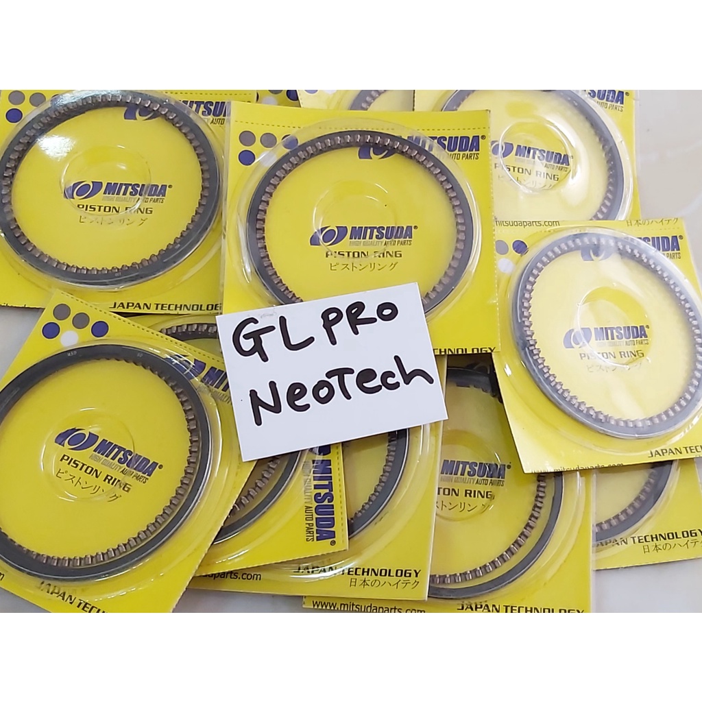 Jual Ring Piston Mitsuda GL PRO NEOTEK / TIGER Lama / GL Pro NT (KBB) OS 25 - 200 dan STD / Ring ...