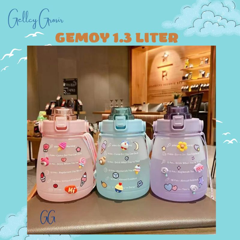 Jual BOTOL GEMOY 1.3 Liter KOREA VIRAL ANAK | Shopee Indonesia