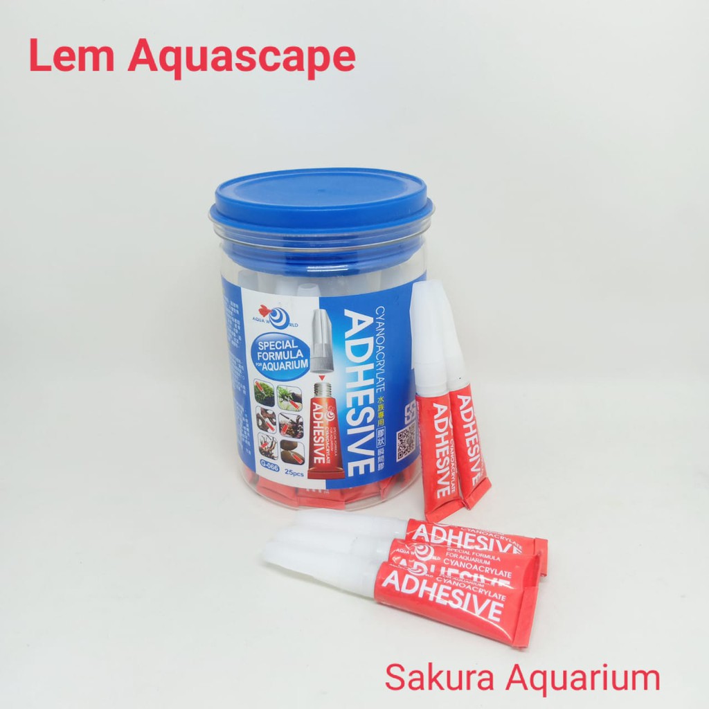 Jual Lem Aquascape / Lem Adhesive 5g / Cyanoacrylate / Lem tanaman ...