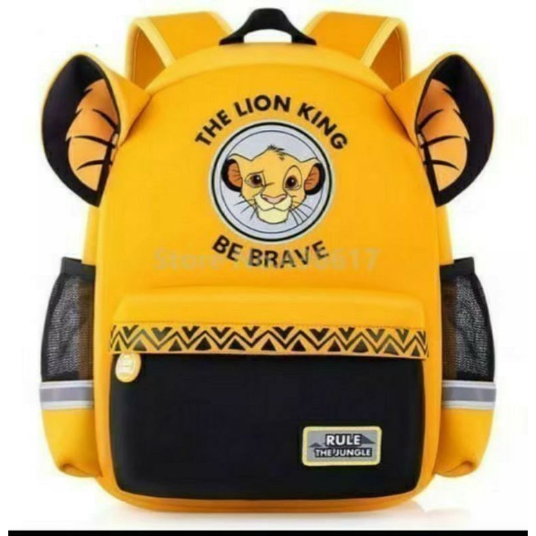 Jual Tas Ransel Sekolah Anak Laki Laki Disney Simba The Lion King Tas ...