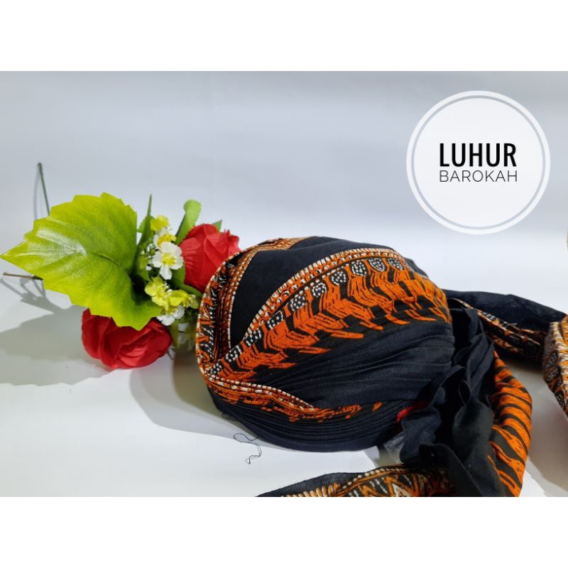 Jual Blangkon lipat modang jogja sliwir || pakaian adat jawa | Shopee ...