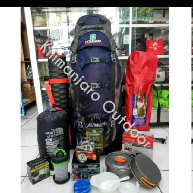 Jual Paket Pendakian Consina Alpinist 70L | Shopee Indonesia
