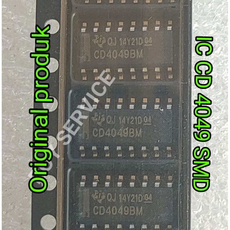 Jual IC CD4049 SMD Original / IC CD4049 Inverter Audio Original ...