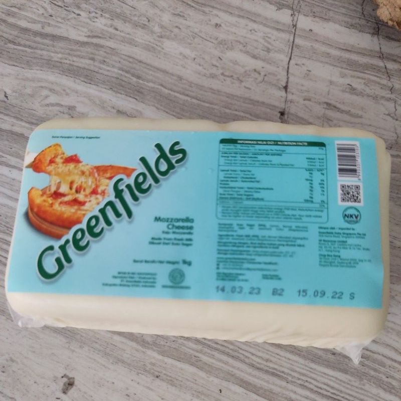 Jual [ MOZZA 1 kg block / shredded ] greenfield 1 kg / OLDENBERGER ...