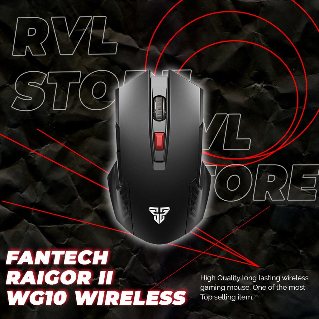 Jual FANTECH RAIGOR II WG10 WIRELESS MOUSE | Shopee Indonesia