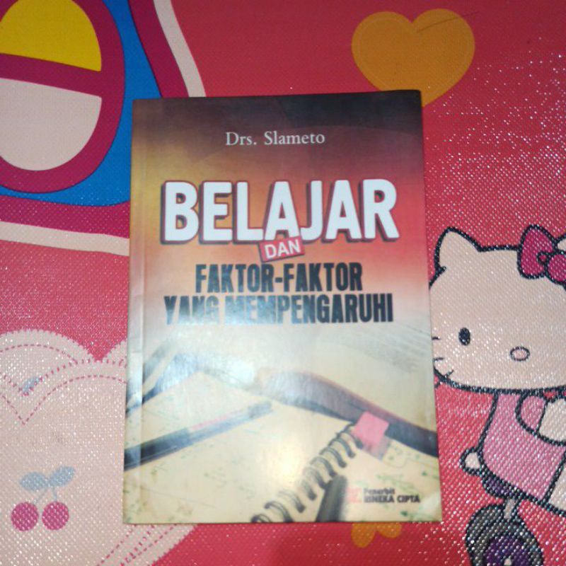 Jual (PRELOVED) BELAJAR DAN FAKTOR FAKTOR YANG MEMPENGARUHI BY DRS. SLAMETO | Shopee Indonesia