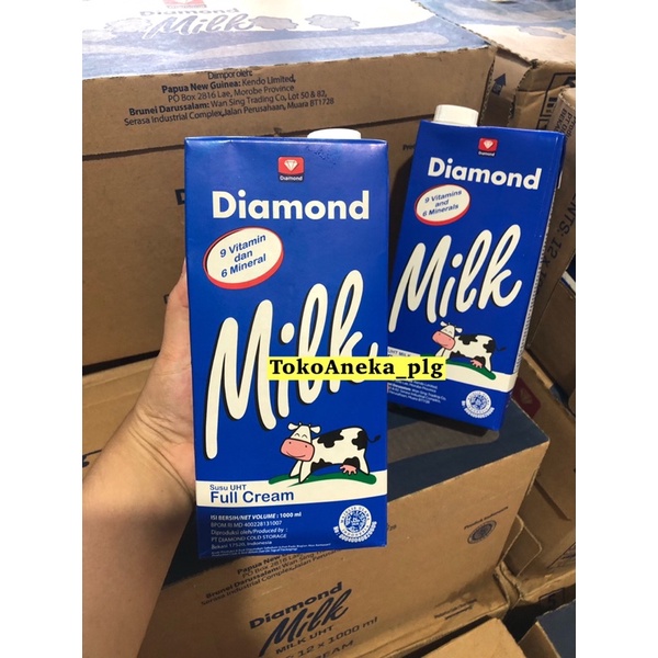 Jual Diamond Susu UHT Full Cream 1 liter | Shopee Indonesia