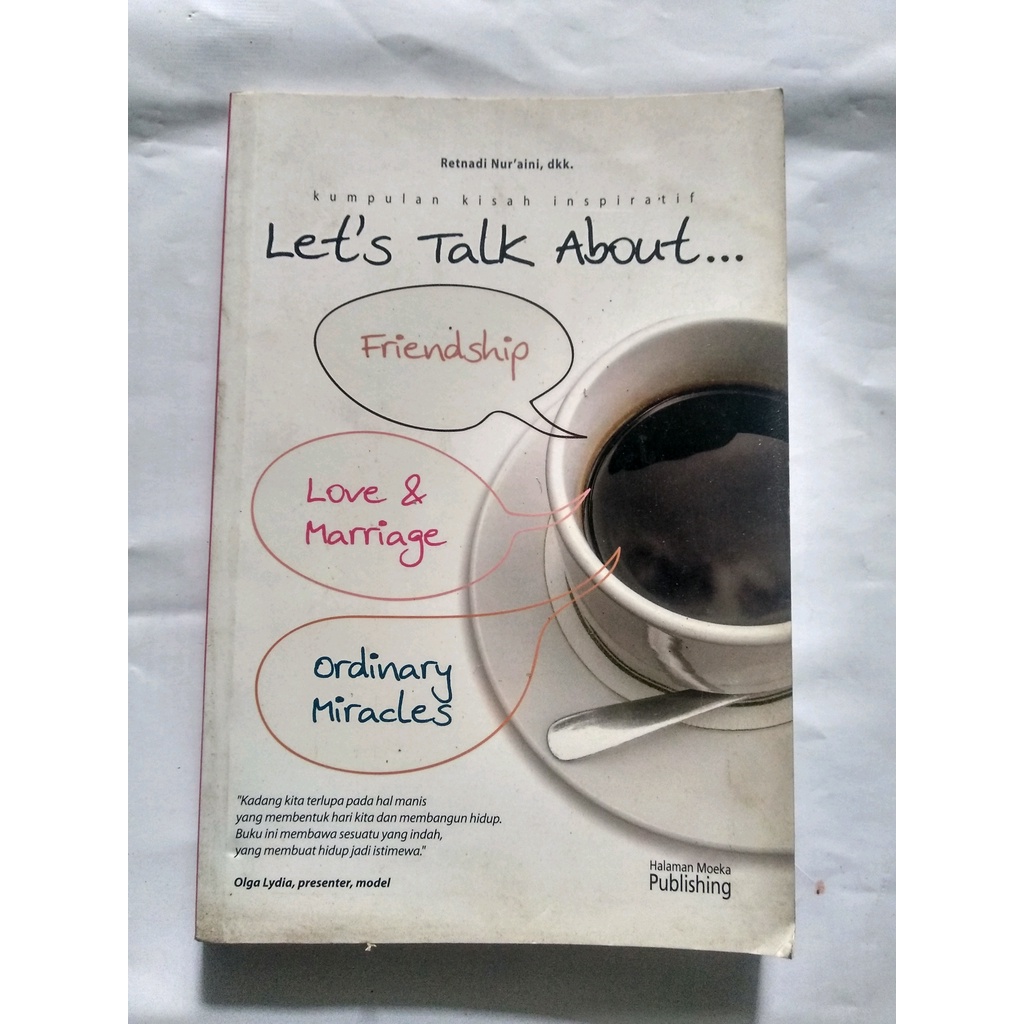 Jual Original bekas Lets Talk Abauth - Friendship love & Merriage ...