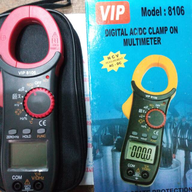 Jual Tang Ampere Digital / Clamp Meter / Digital Clamp Model 8106 Merk ...