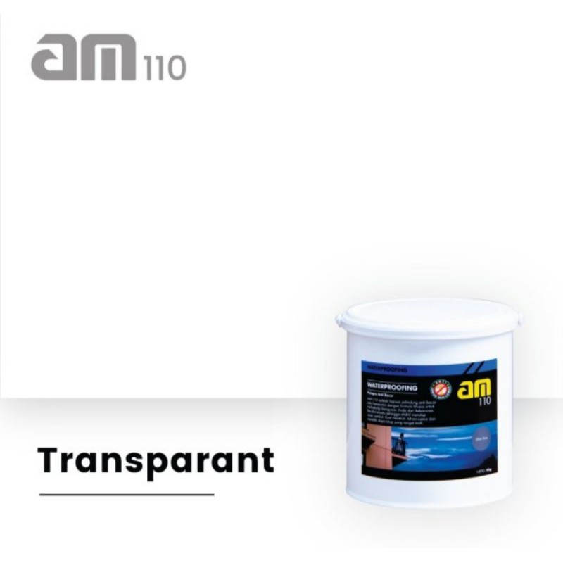 Jual AM 110 Cat Waterproofing Pelapis Anti Bocor 4kg (Transparant ...