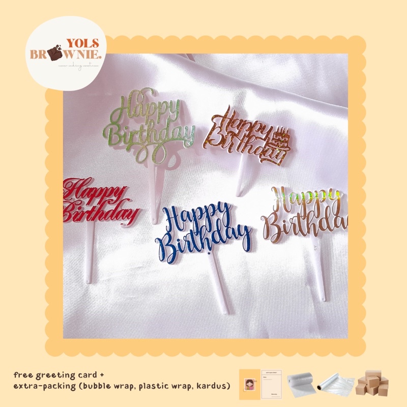 Jual YOLSBROWNIE Spunbond Bag (Tas Kain), Topper, Magic Candles (Lilin) | Shopee Indonesia