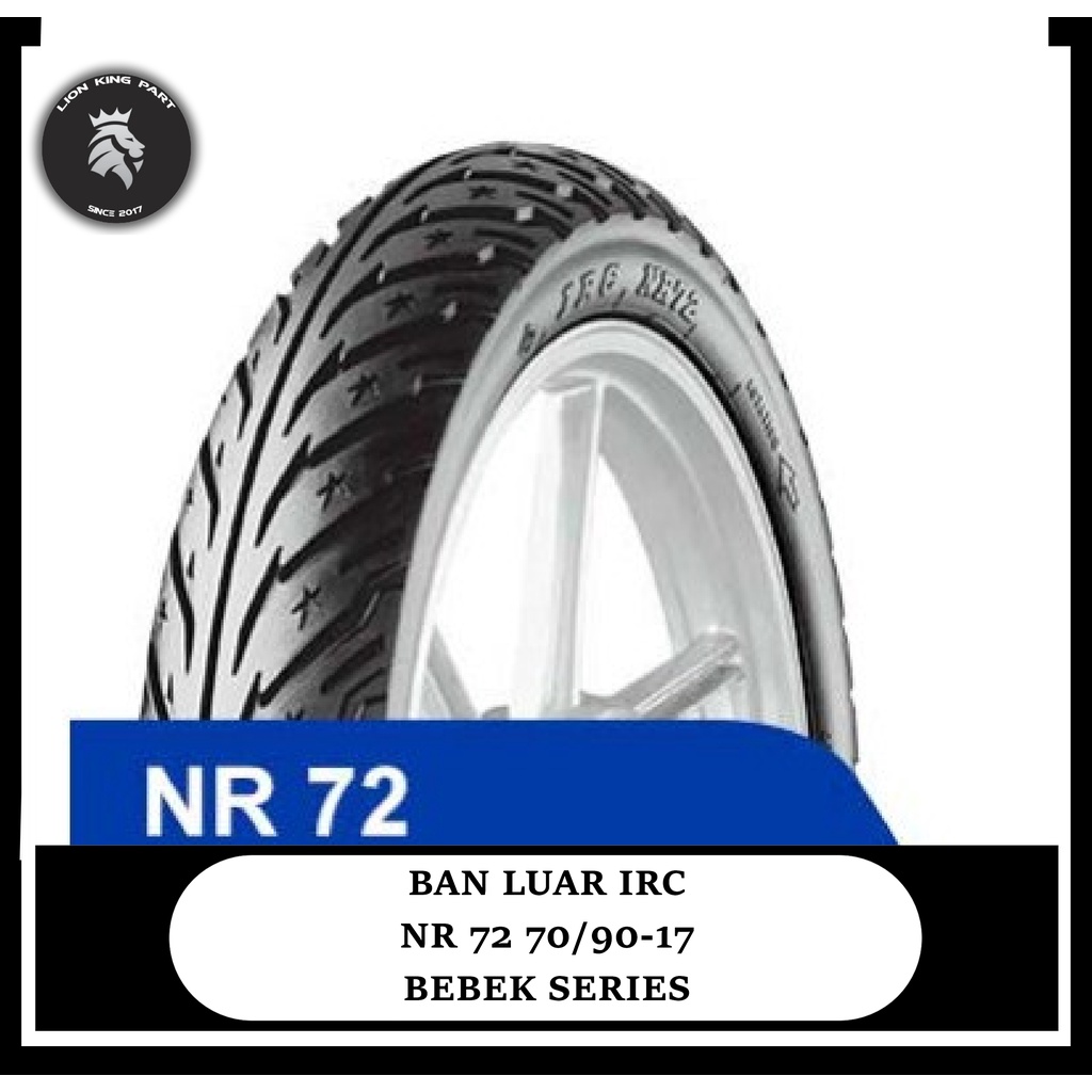 Jual BAN LUAR IRC NR72 NR 72 70/90-17 STANDAR DEPAN MOTOR BEBEK KEMBANG ...