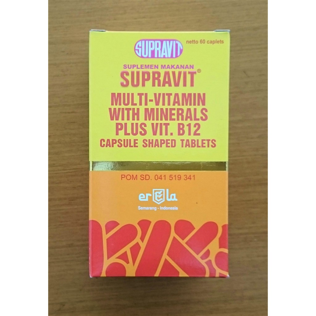 Jual SUPRAVIT Botol @60 Tablet | Shopee Indonesia