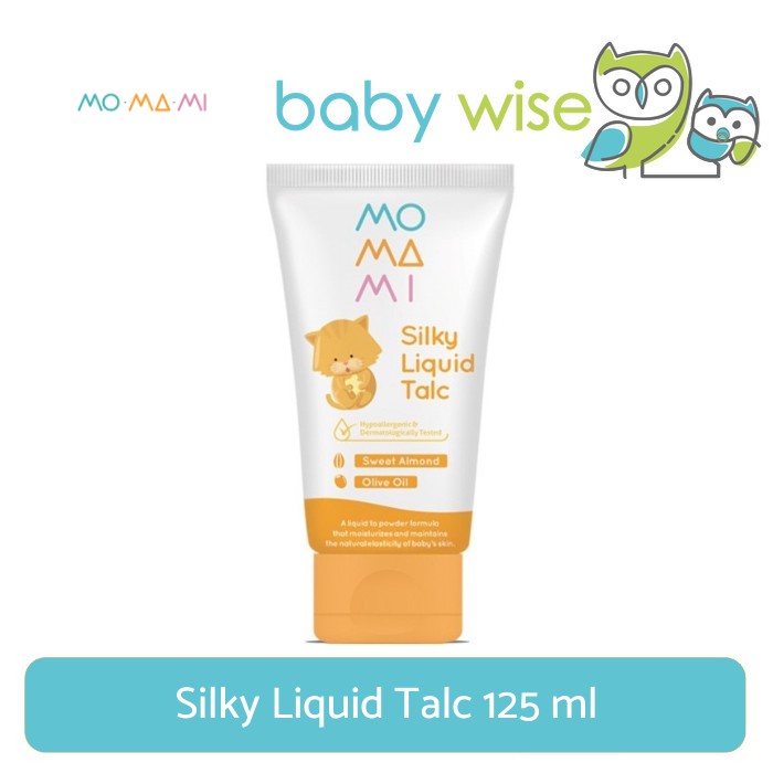 Jual Momami Silky Liquid Talc 125ml | Shopee Indonesia