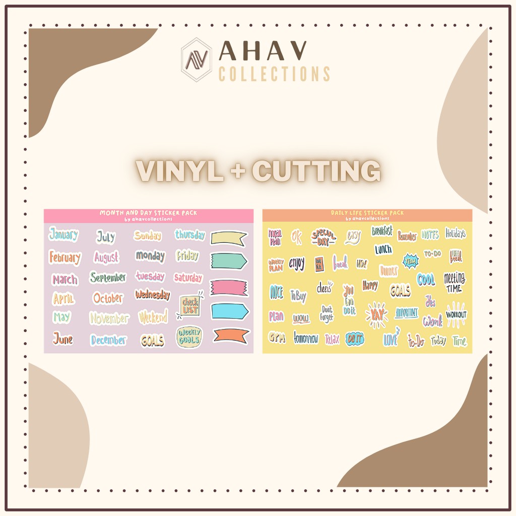 Jual Sticker Daily Life | Sticker Tumblr Aesthetic | Sticker Vinyl Kiss ...