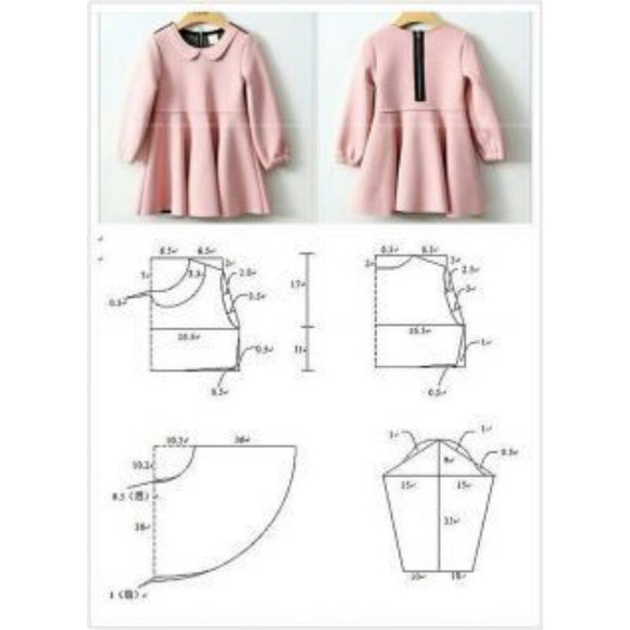 Jual pola baju anak pola instan pola jiplak dress anak | Shopee Indonesia