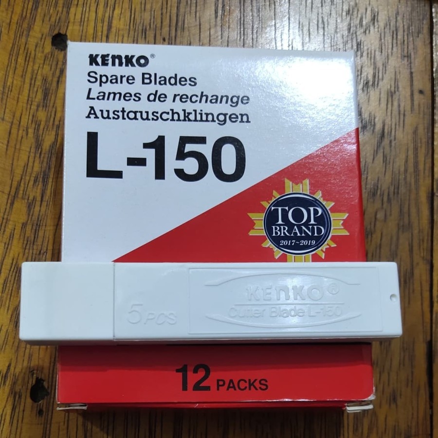 Jual Isi Cutter Besar Kenko L-150 (1 pak kecil isi 5 pcs) | Shopee ...