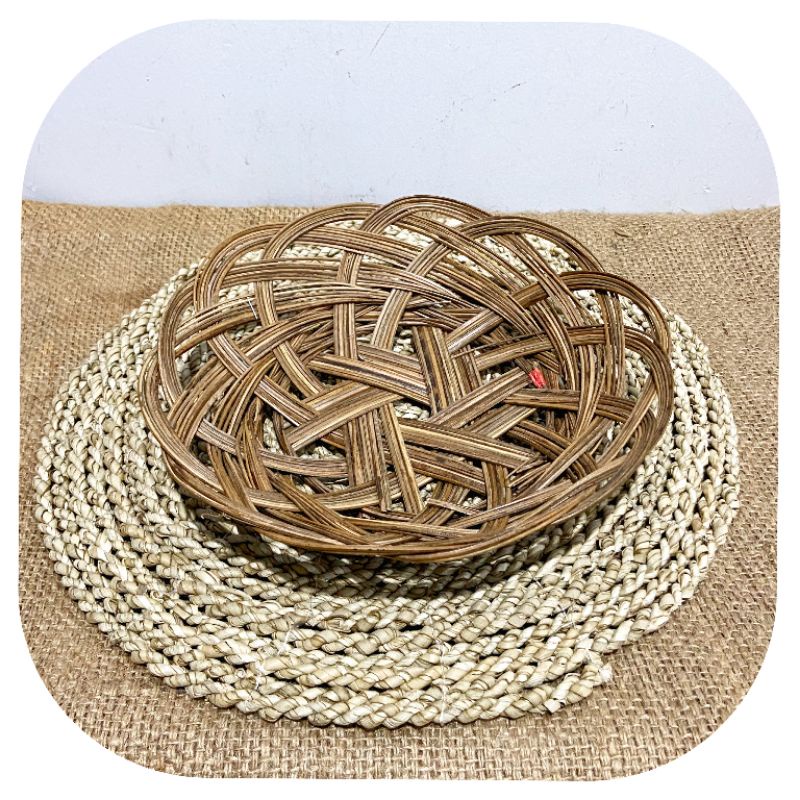 Jual Piring anyaman lidi/piring prasmanan | Shopee Indonesia