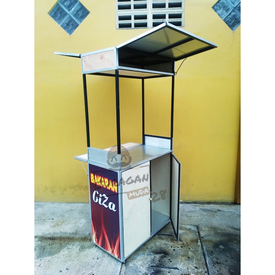 Jual Gerobak Bakaran Cilok Serbaguna Ekonomis + Roda | Shopee Indonesia