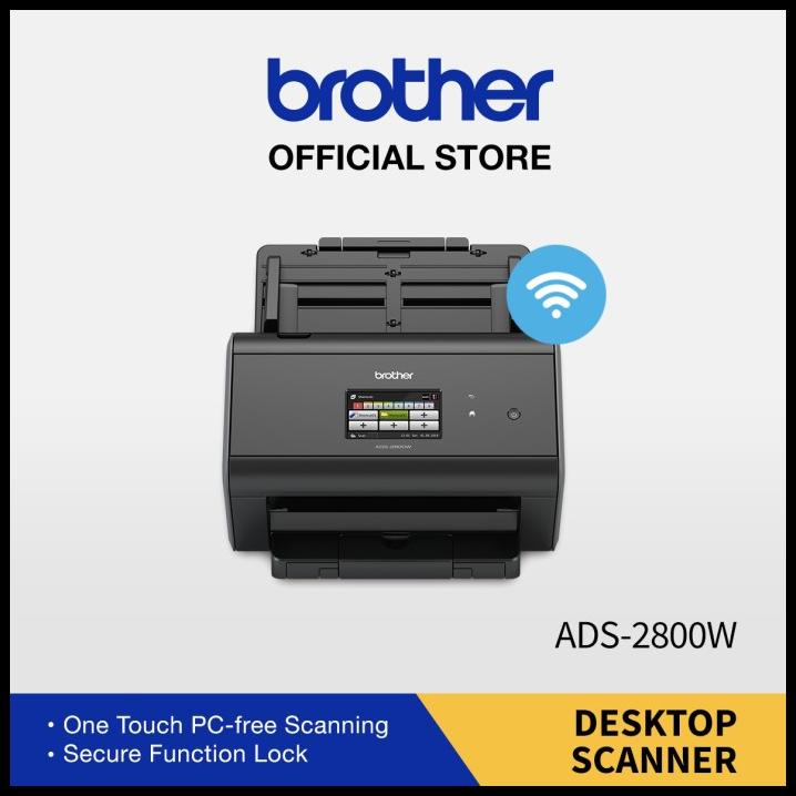 Jual Brother Ads-2800W Wireless Document Scanner With 2-Sided Speed ...