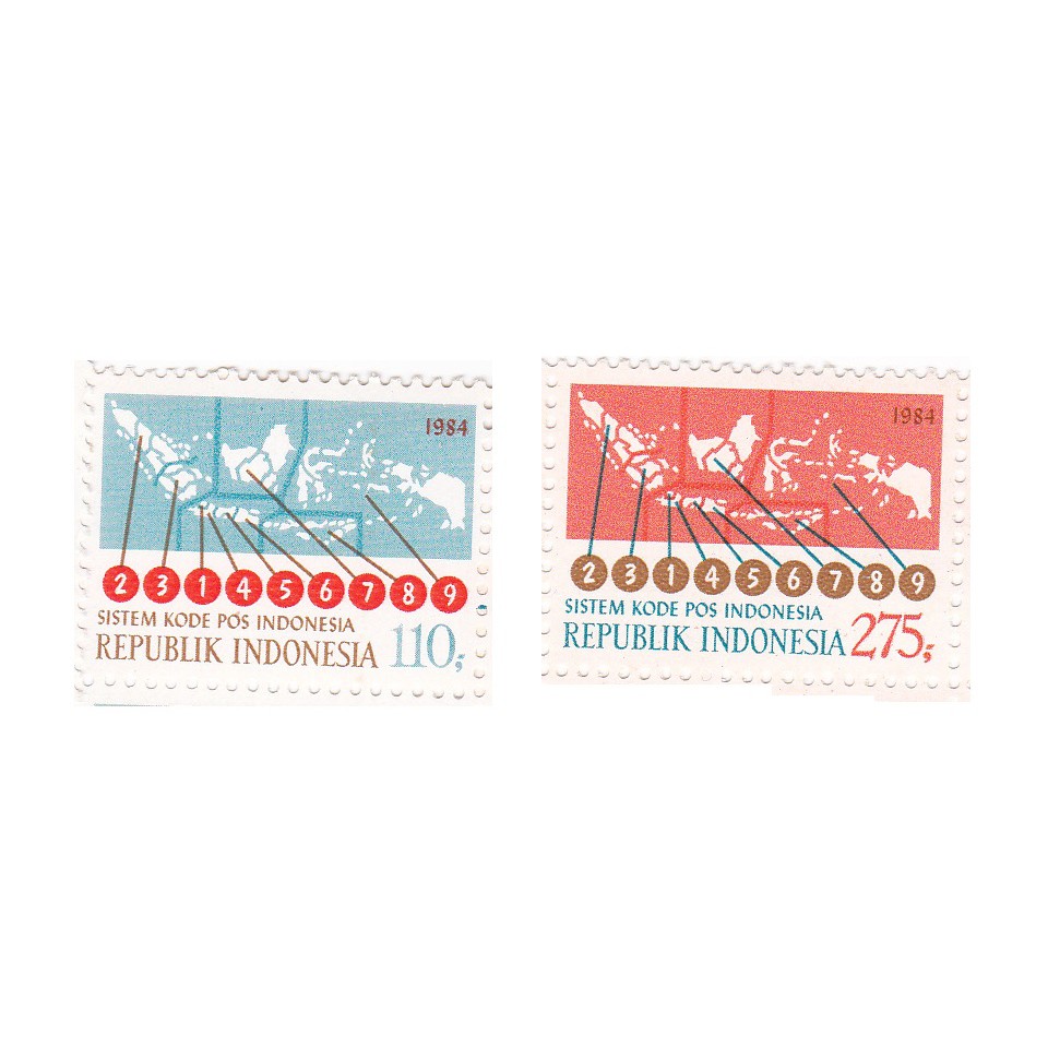 Jual Perangko Sistem Kode Pos Indonesia (1984) | Shopee Indonesia