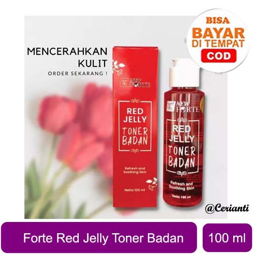 Jual SYB Forte Toner Badan Red Jelly 100 ml | Toner Putih | Toner Tubuh ...