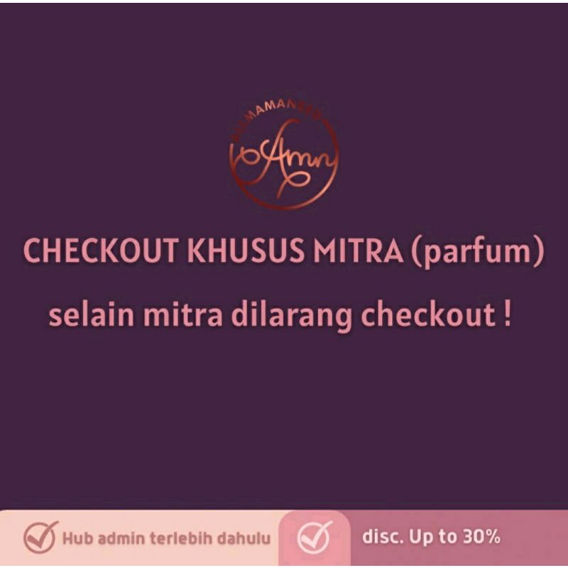 Jual CHECKOUT KHUSUS MITRA PARFUM (selain mitra dilarang checkout) | Shopee Indonesia